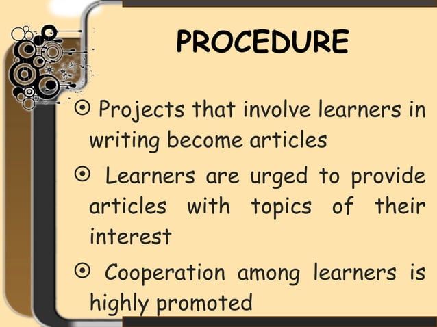 Creating an english school newspaper with a real life purpose | PPT