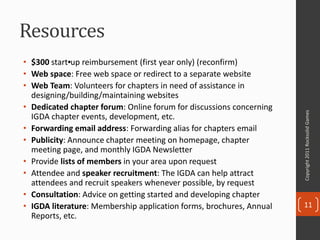 Creating an igda chapter in Malta | PDF | Non-Profit Organizations ...