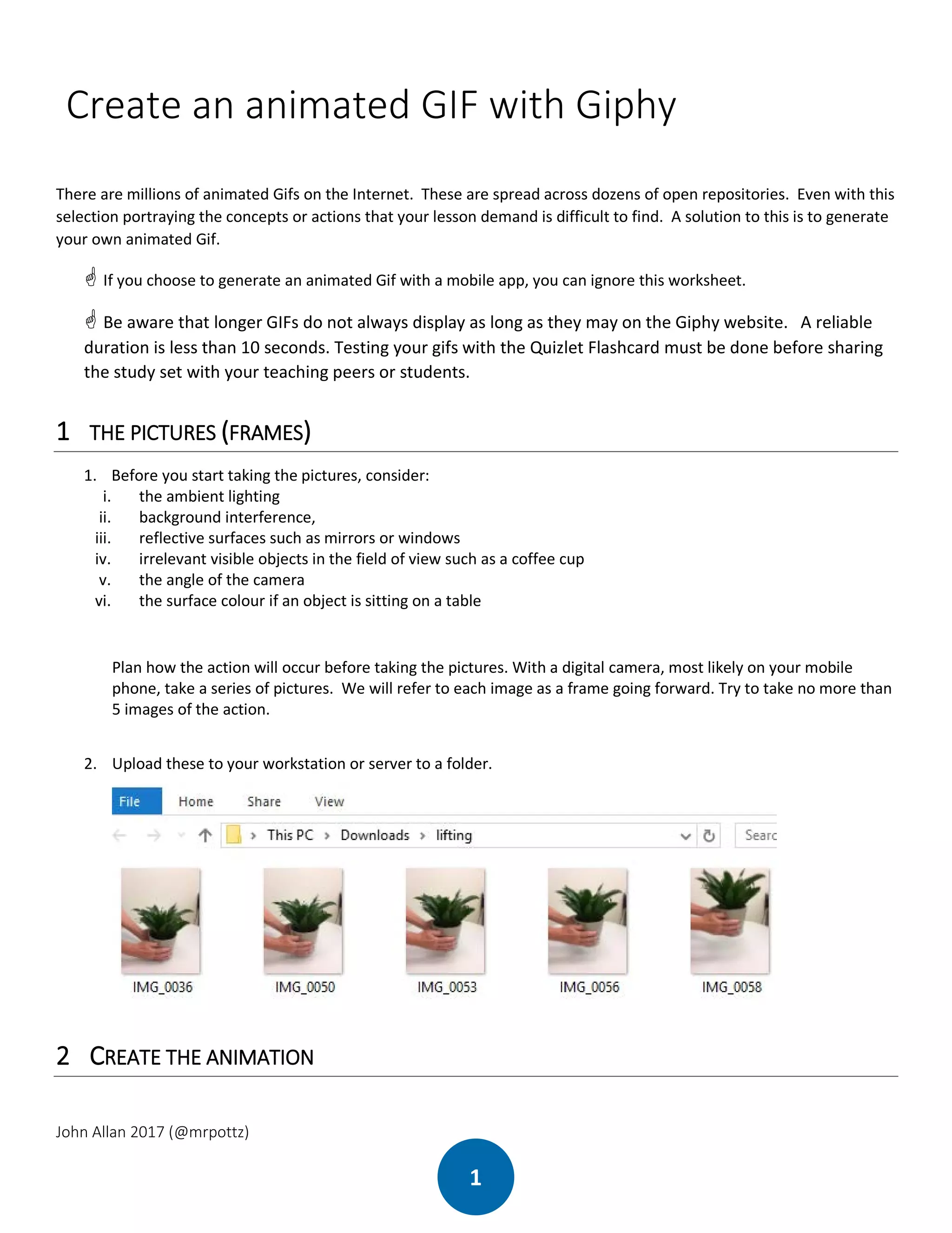 Creating animated GIFs | PDF