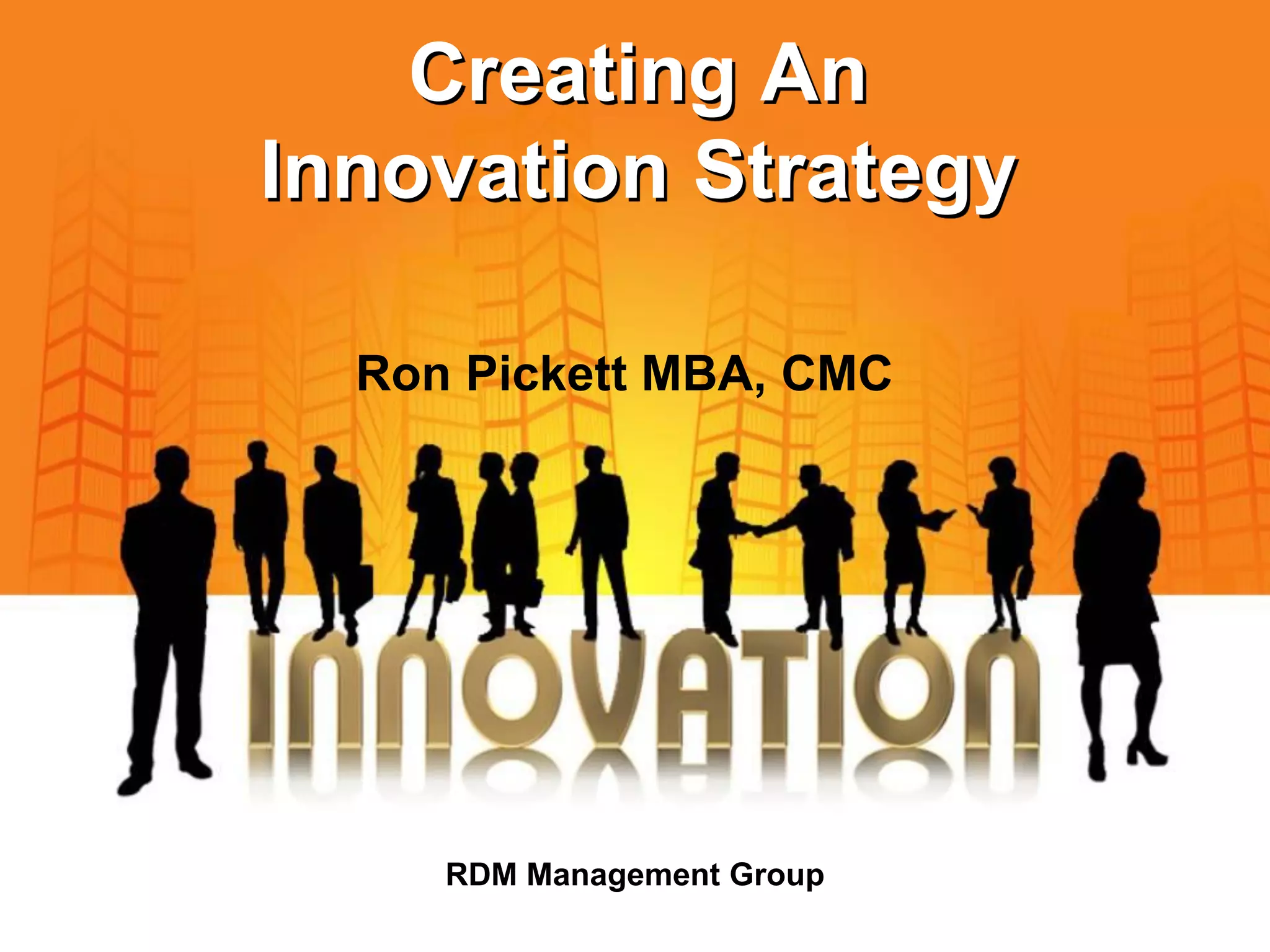 Creating an Innovation Strategy | PPT