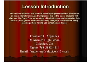 Creating An Instructional Manual | PDF