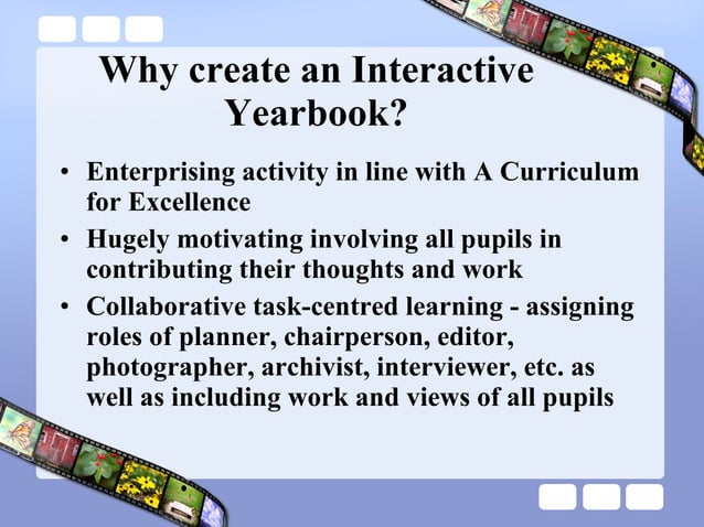 Creating An Interactive Yearbook | PPT