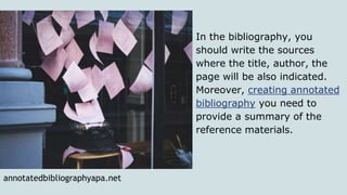 Creating Annotated Bibliography: Is It Useful? | PPTX | Science