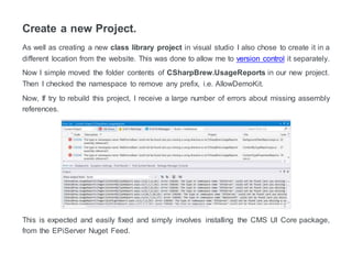 Creating an nuget package for EPiServer | PPT