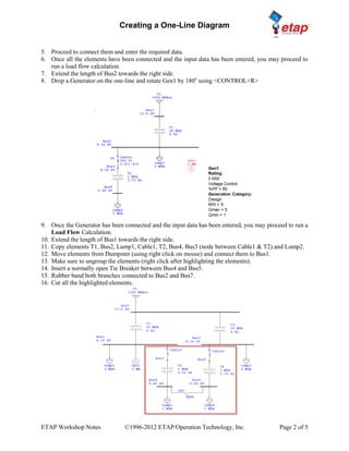 ETAP - Creating an old | PDF