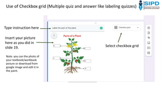 Creating an online quiz | PPT