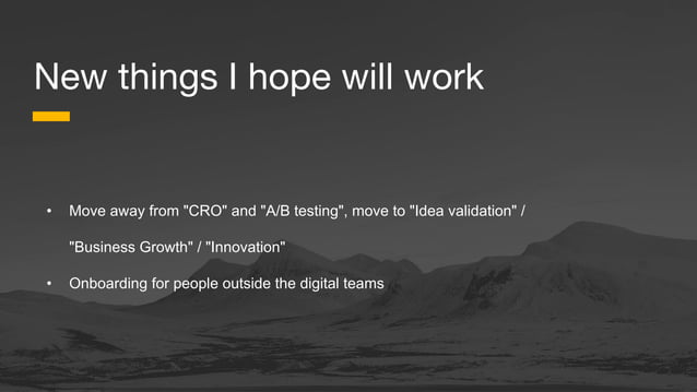 Creating An Optimization Culture Ppt