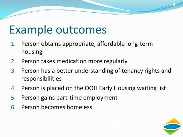 Creating an outcomes framework for your organisation | PPT