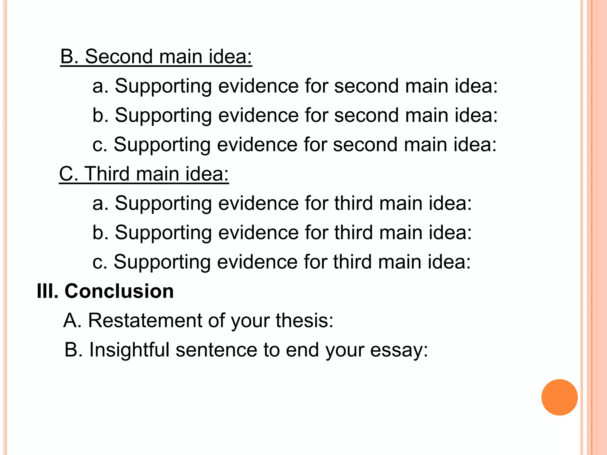 Creating an outline | PPTX