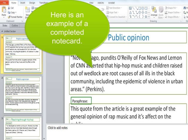 Creating an outline.tutorial | PPT