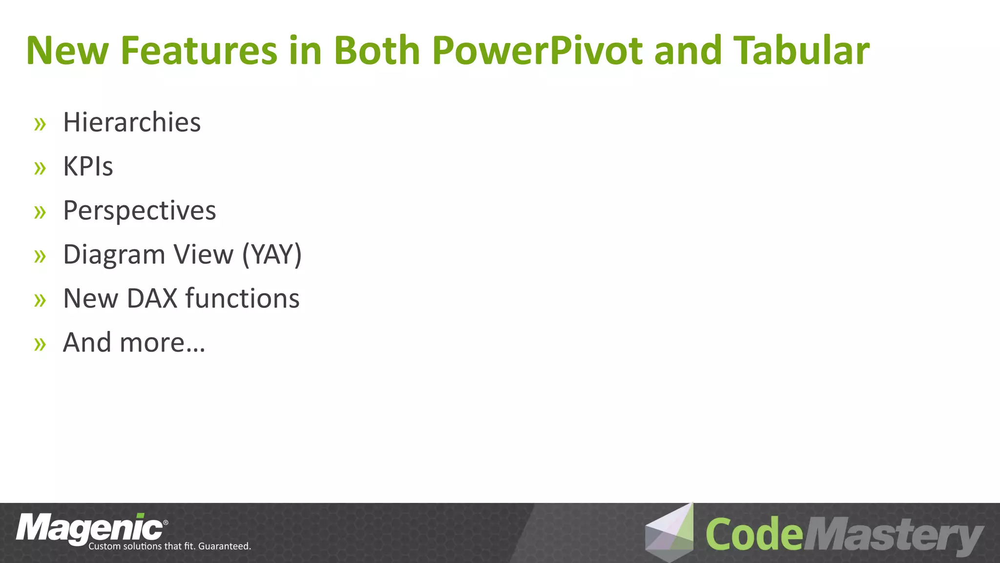 Building a SSAS Tabular Model Database | PDF