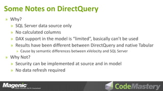 Building a SSAS Tabular Model Database | PDF