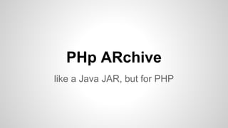 Creating a phar | PPT