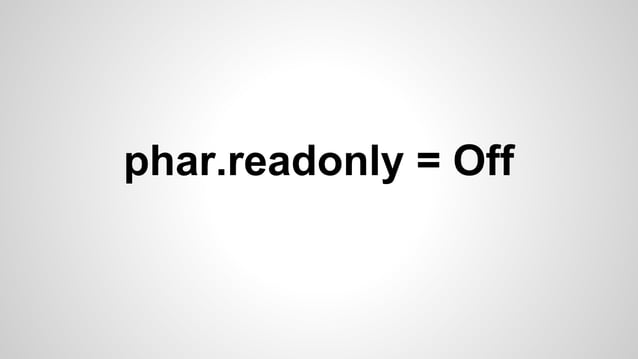 Creating a phar | PPT