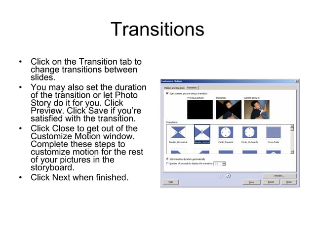 Creating a PhotoStory | PPT