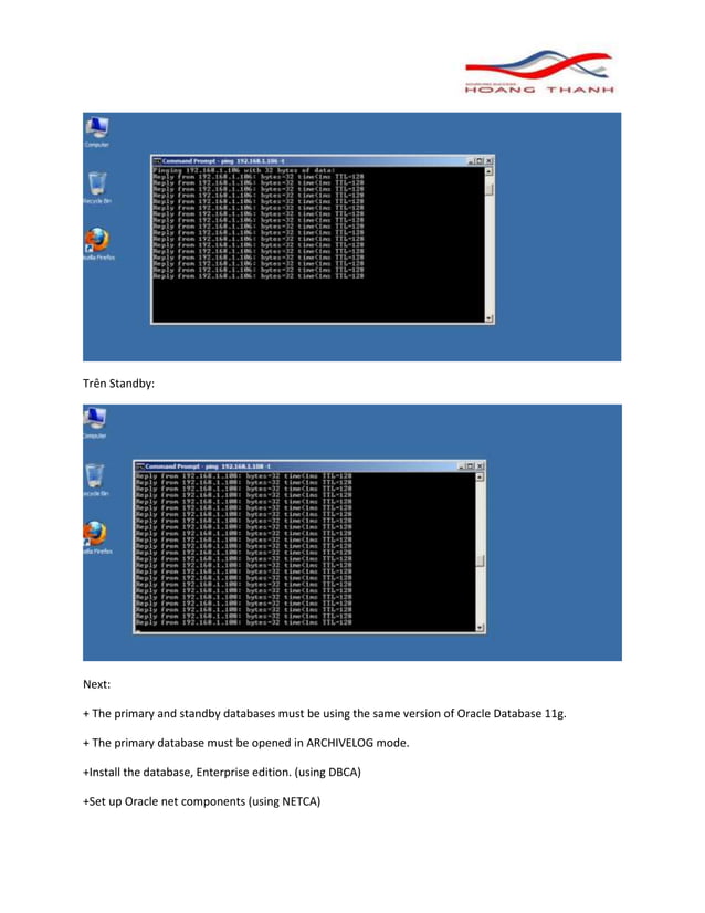 Creating a physical standby database 11g on windows | DOCX | Databases | Computer Software and ...