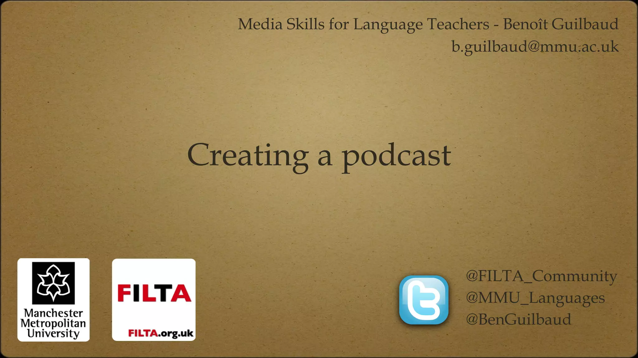 Creating a podcast | PPT