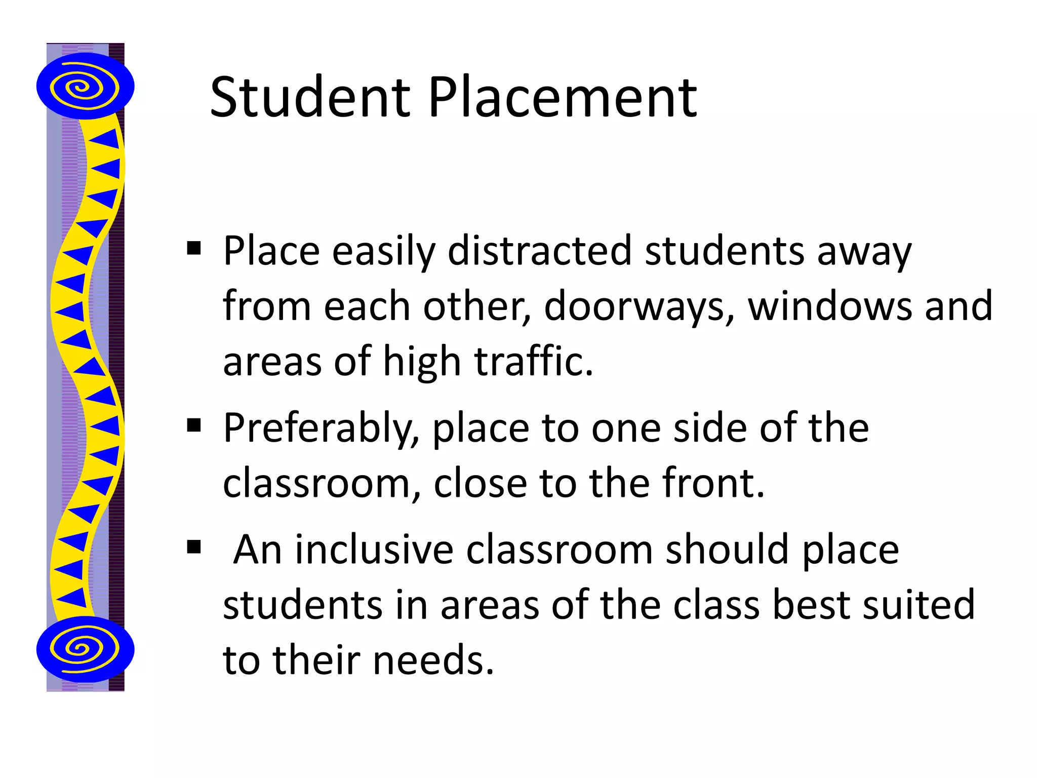 Creating a positive learning environment | PPTX