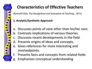 Creating a positive learning environment | PPTX
