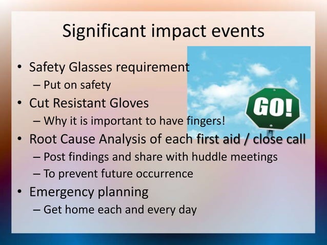 Creating a positive safety culture and outstanding safety performance ...