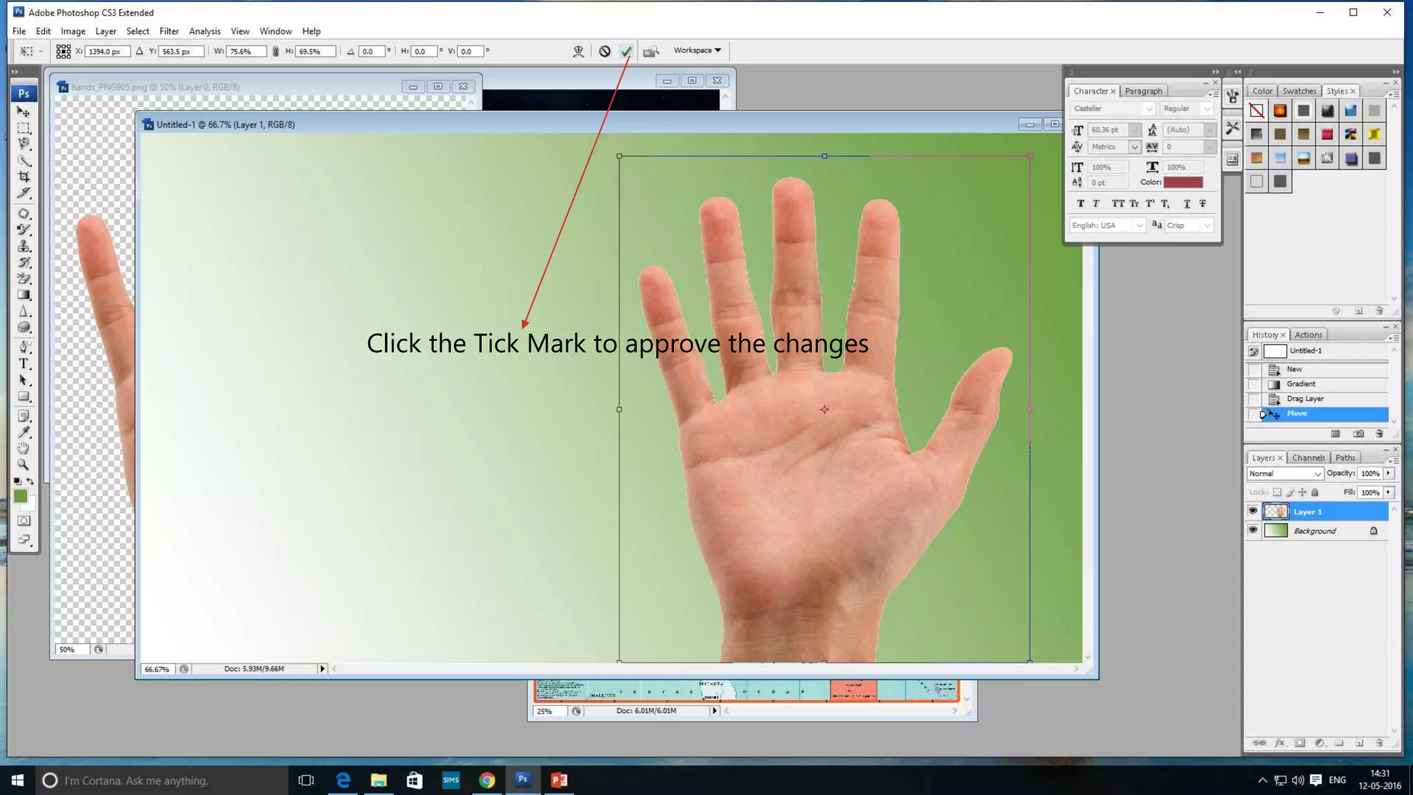 Creating a poster in adobe photoshop | PPTX