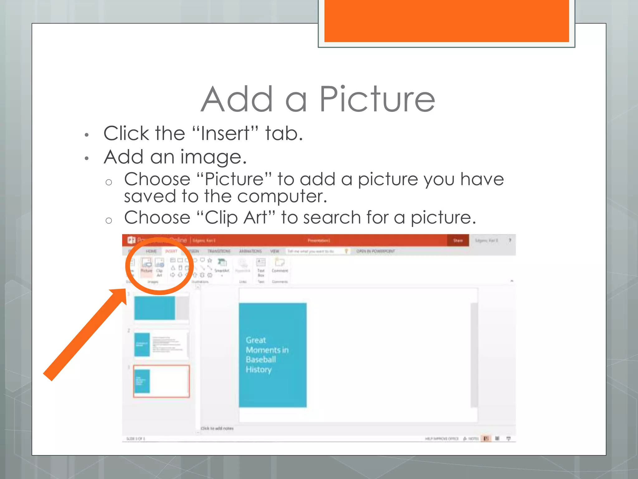 Creating a PowerPoint in Office 365 | PPTX