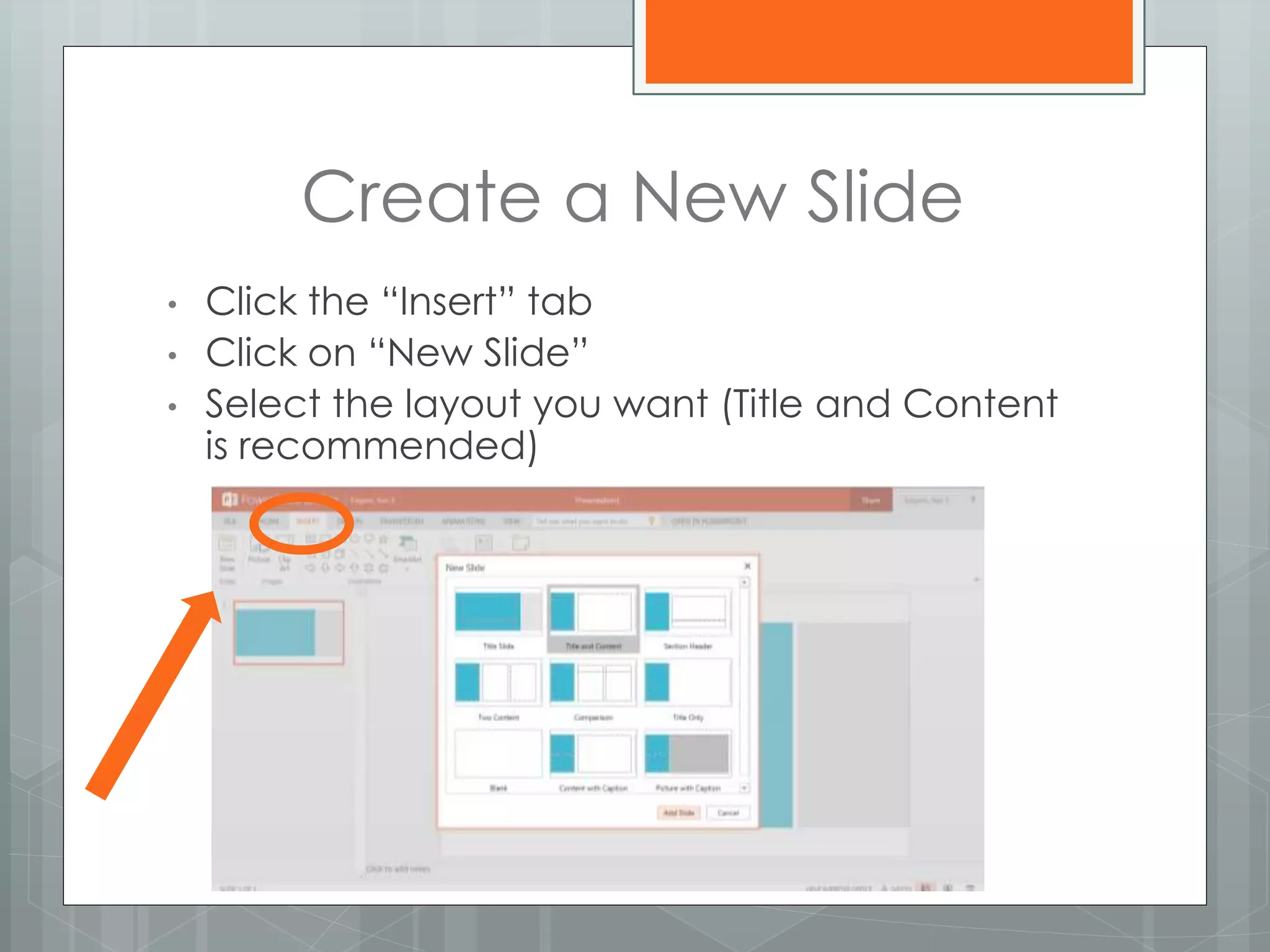 Creating a PowerPoint in Office 365 | PPTX
