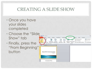 Creating a powerpoint presentation | PPT