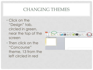 Creating a powerpoint presentation | PPT