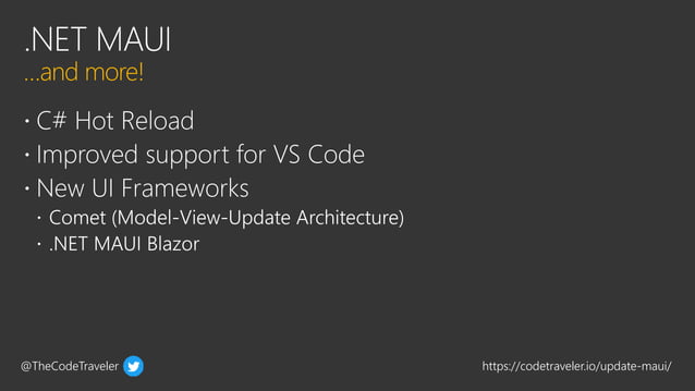 Creating Apps with .NET MAUI