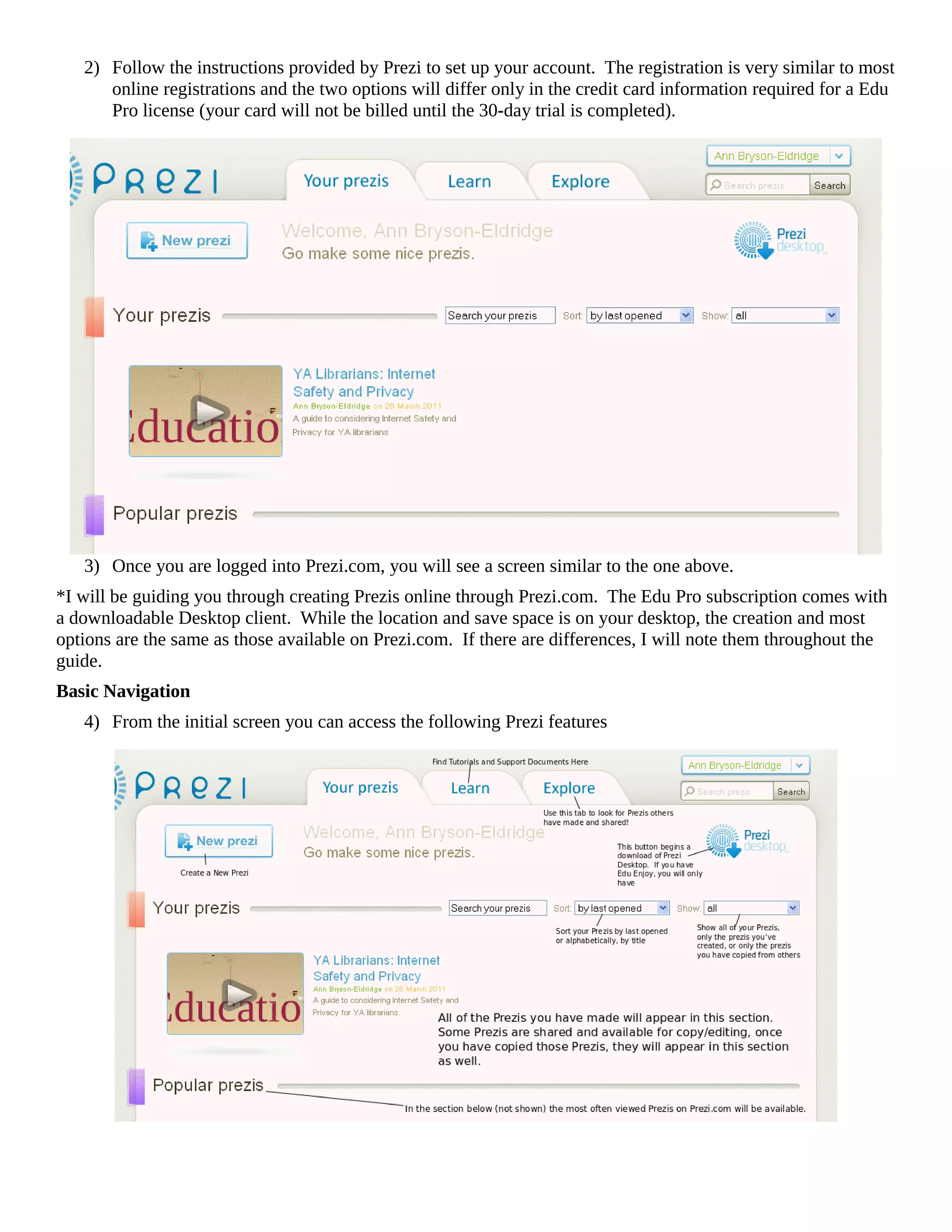Creating a prezi handout | PDF