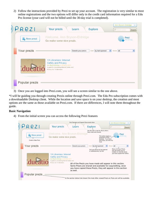 Creating a prezi handout | PDF