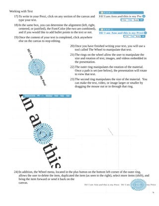 Creating a prezi handout | PDF