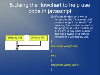 Creating a program from flowchart | PPT