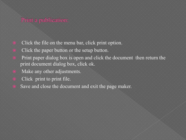 To Creating a publication | PPT