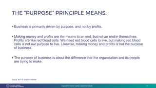 Creating a Purpose-Driven Organisation | PPT