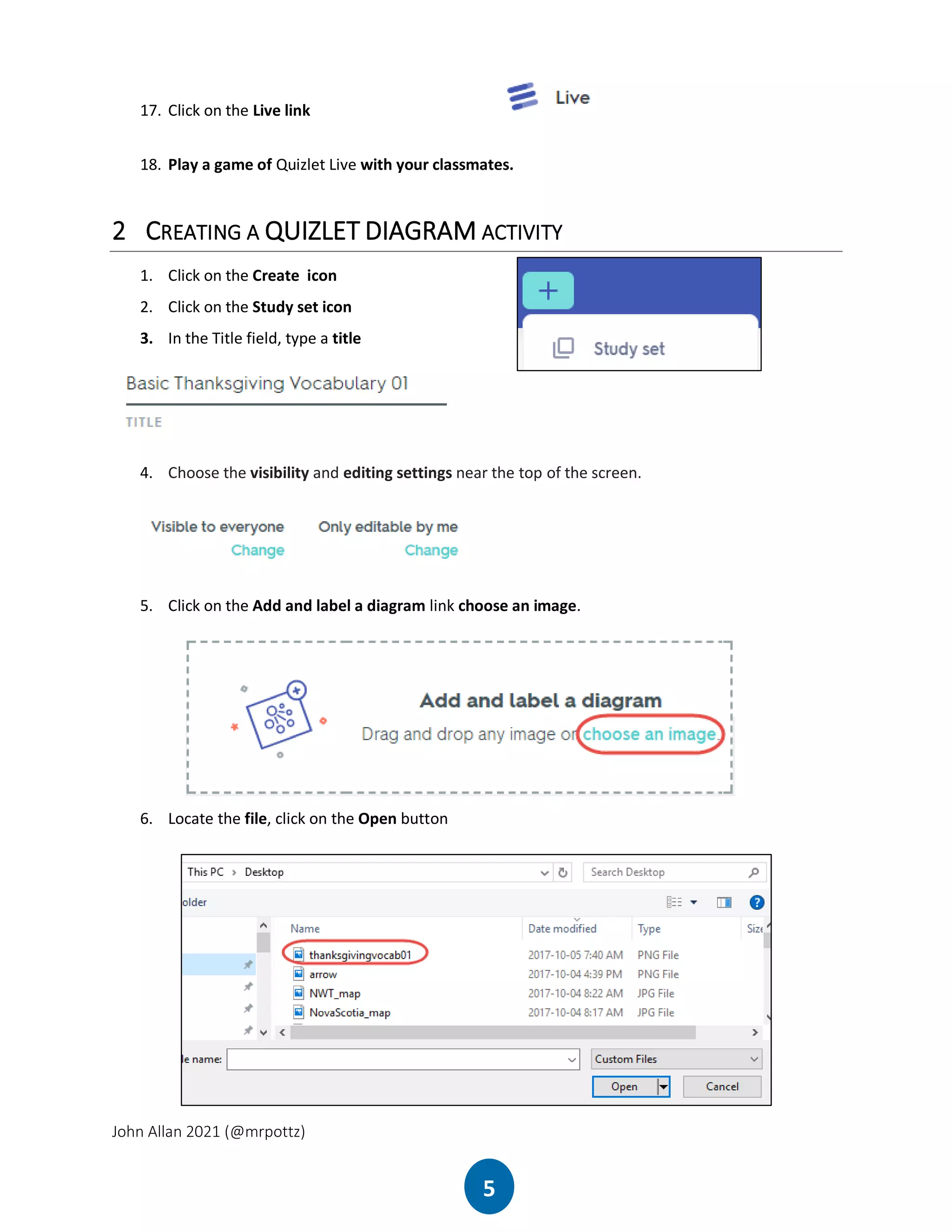 Creating a Quizlet Diagram Updated 2021 | PDF | Free Download