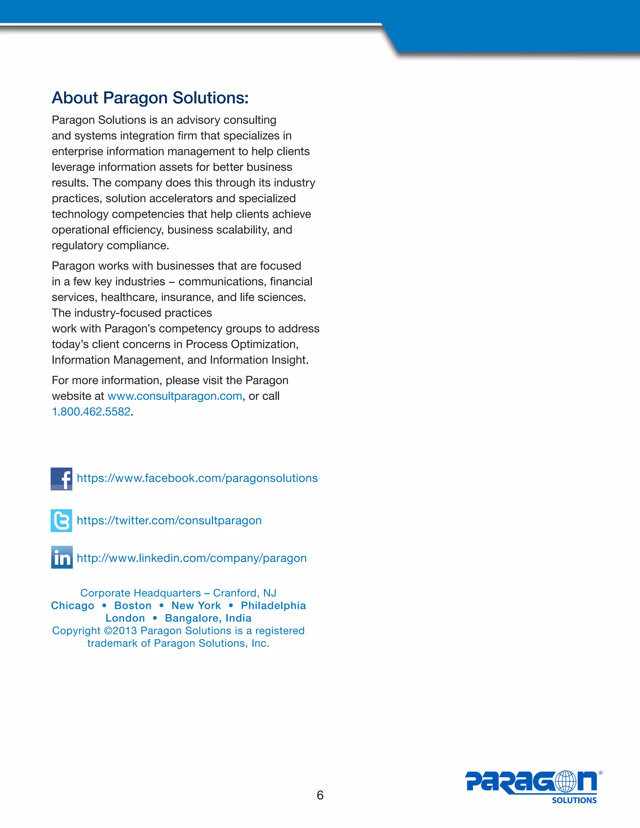 Creating a roadmap to clinical trial efficiency | PDF