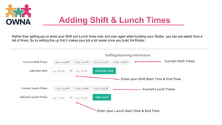 Creating a Roster | PPT
