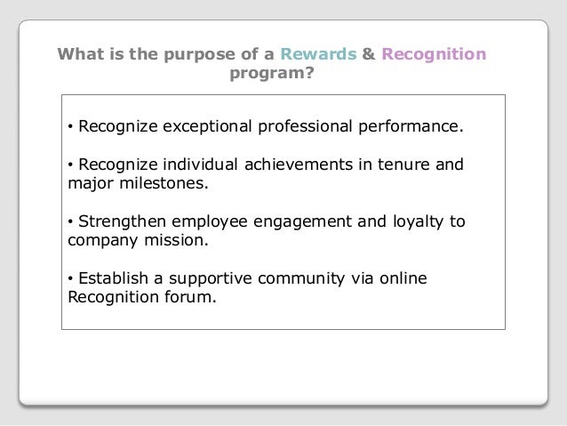 Creating an Employee Rewards & Recognition Program