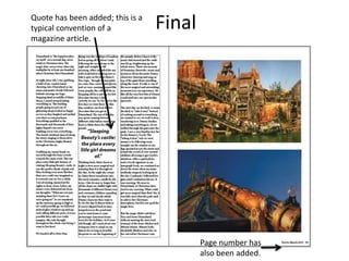 Creating Disney Article | PPT