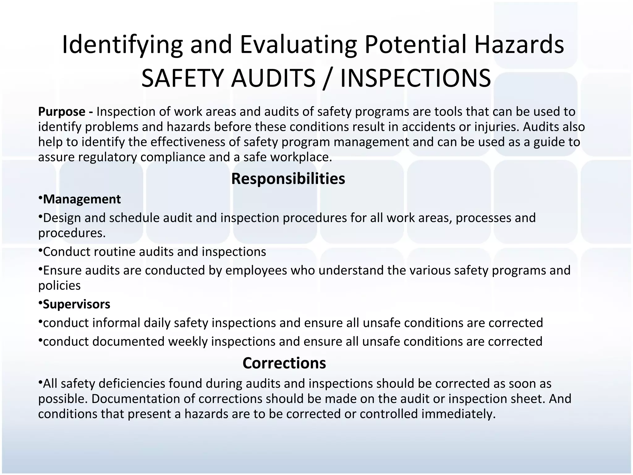 Creating a safety program | PPT