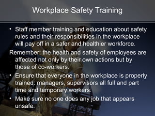 Creating a safety program | PPT