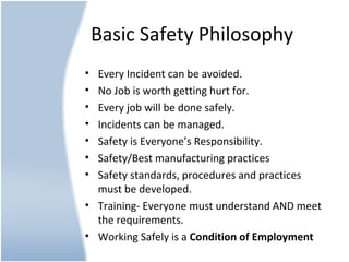 Creating a safety program | PPT
