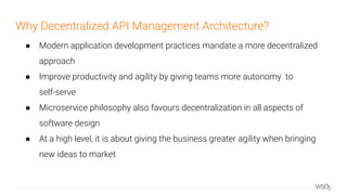 Creating a Scalable and Decentralized API Management Architecture with WSO2 API Manager | PPT ...