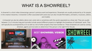 Creating a Showreel.pptx