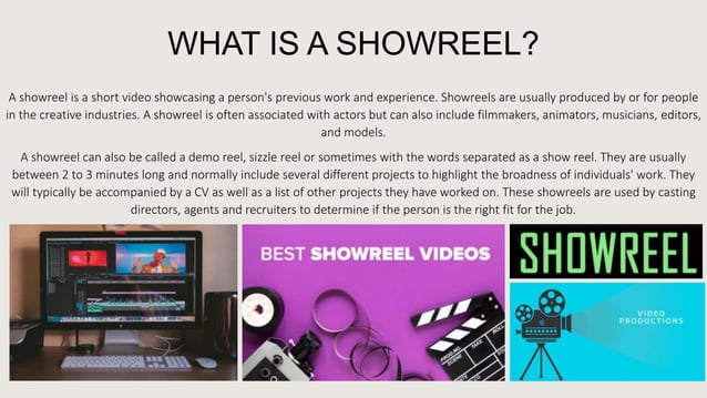Creating a Showreel.pptx