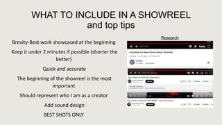 Creating a Showreel.pptx