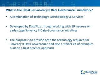 Creating A Solvency II Data Governance Framework | PPTX