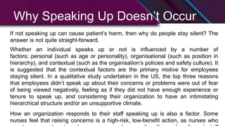 Creating a speak up culture in healthcare | PPTX